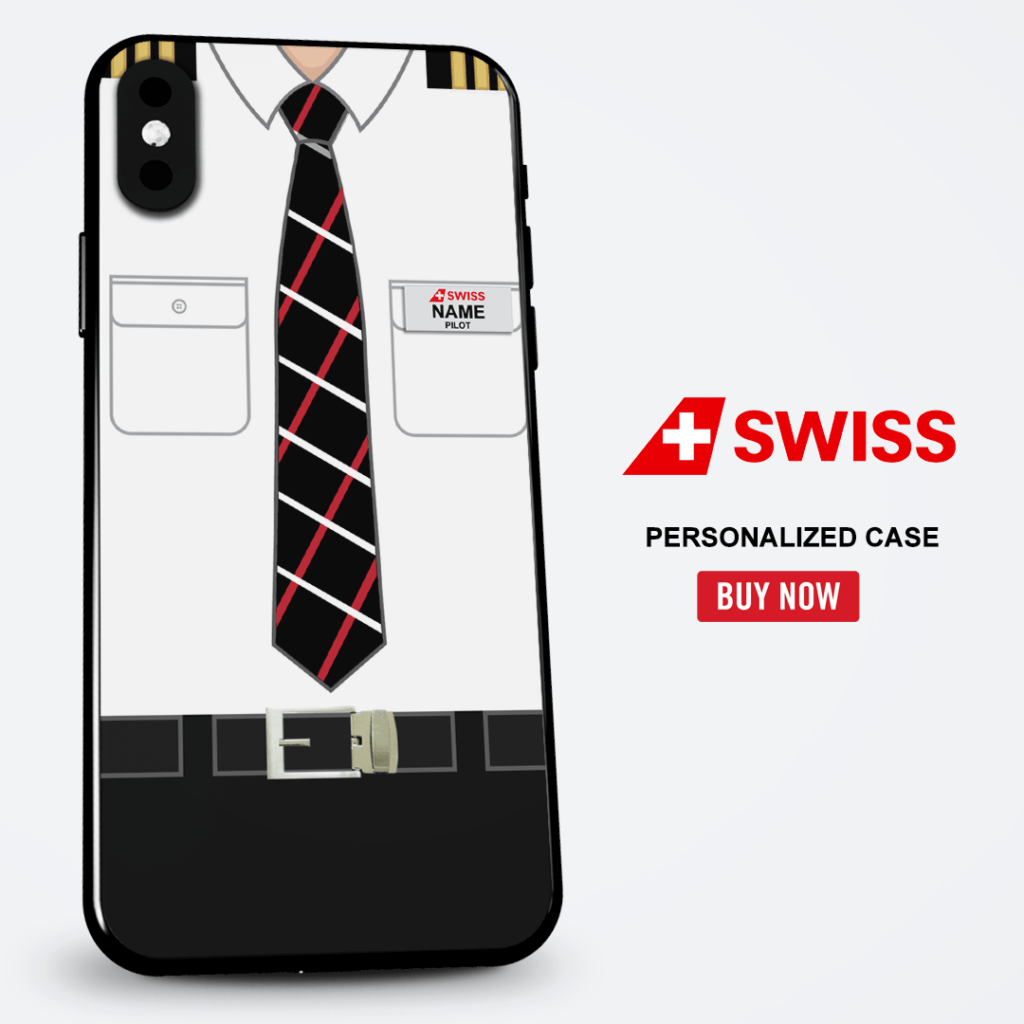 Swiss Air Pilot Cabin Crew Phone Case - Premium Phone Case