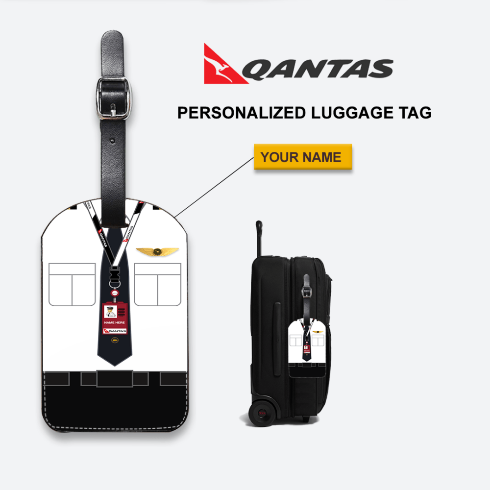 Qantas Pilot Uniform Luggage Tag - Cabin Crew Shop