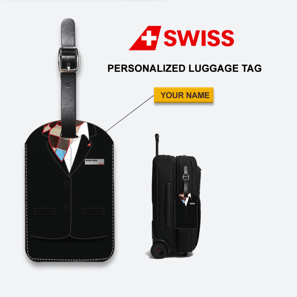 Swiss Air Cabin Crew Luggage Tag | Cabin Crew Gift