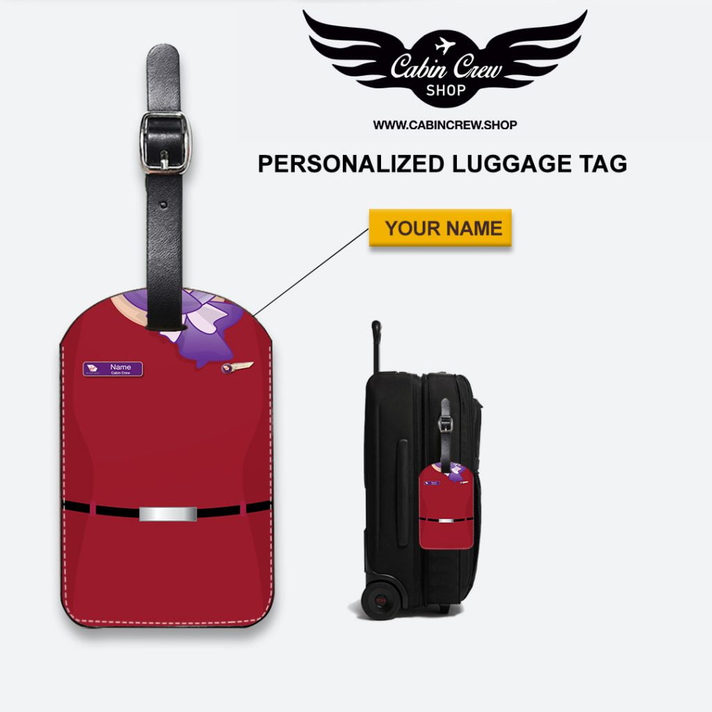 V Australia Air Hostess Luggage Tag - Cabin Crew Gift Shop