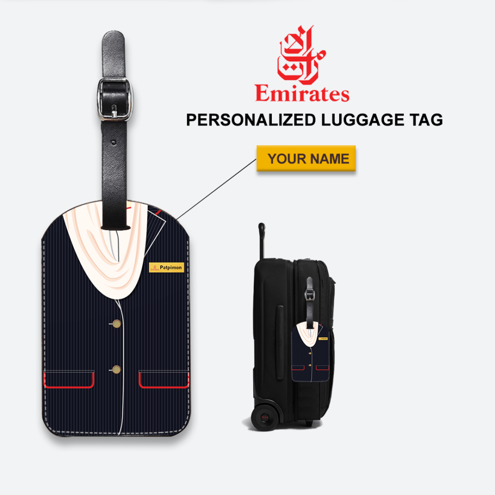 Emirates Black Cabin Crew Luggage Tag - Cabin Crew Gift Shop