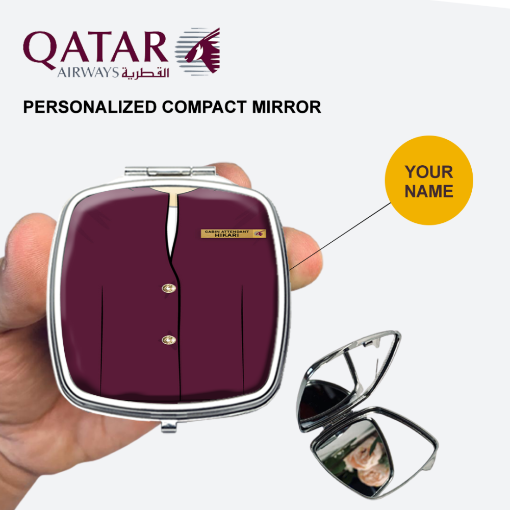 Custom Qatar Airways Key Chain - Airline Merchandise