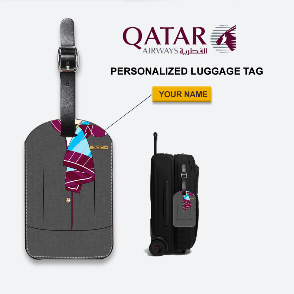 Qatar Airways Crew Tag | Personalized Crew Tag