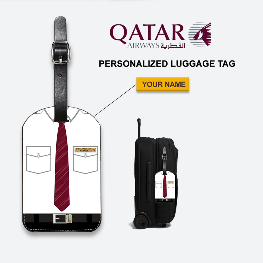 Qatar Airways Logo Cabin Crew Key Ring - cabin crew accessories