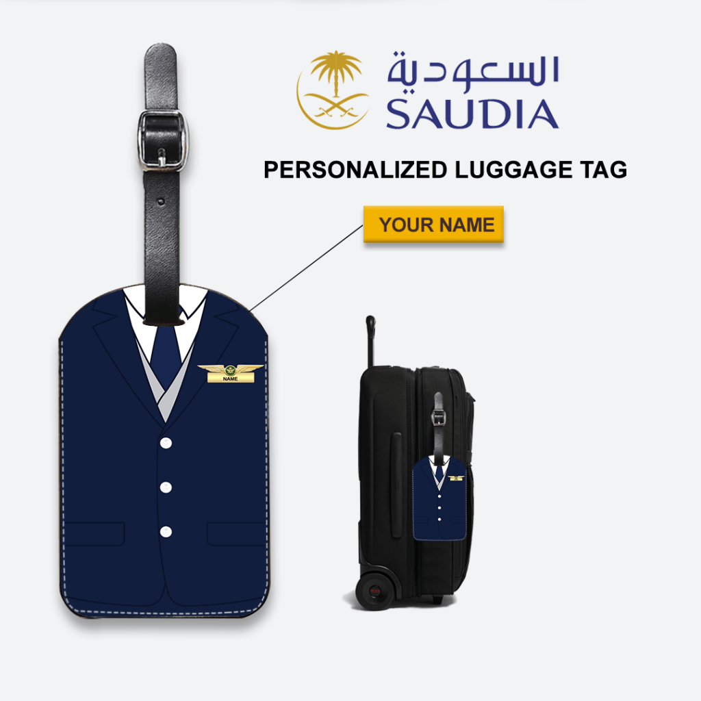 Saudia Airlines Cabin Crew Name Tag | Flight Attendant Gift