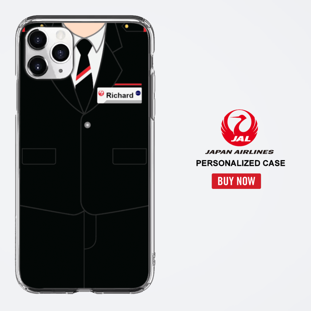 Japan Airlines Steward Cabin Uniform Phone Case - Premium Phone Case