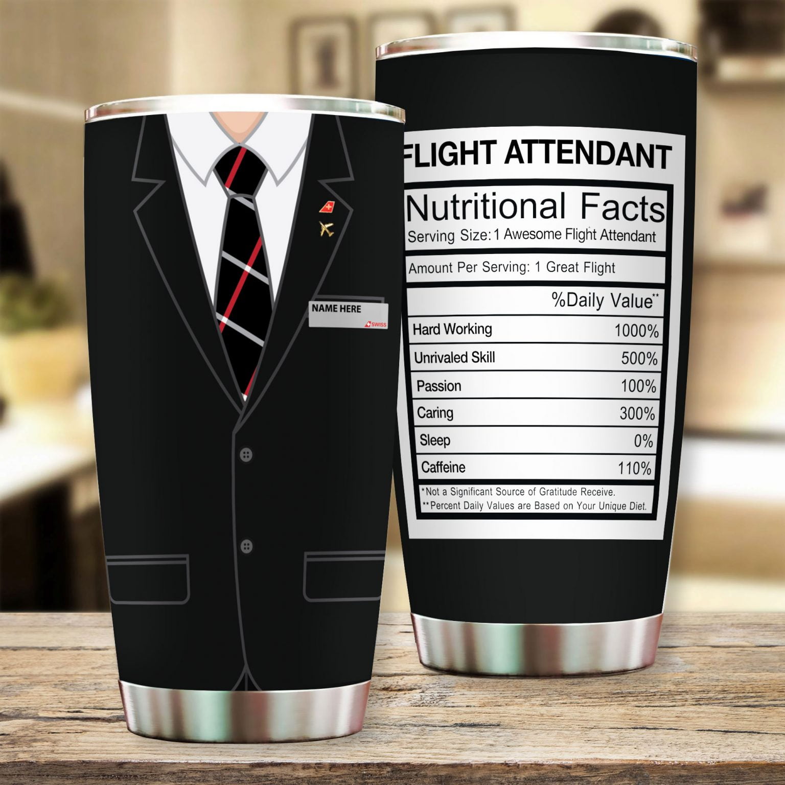 Swiss Air Cabin Crew Name Tag | Flight Attendant Gift