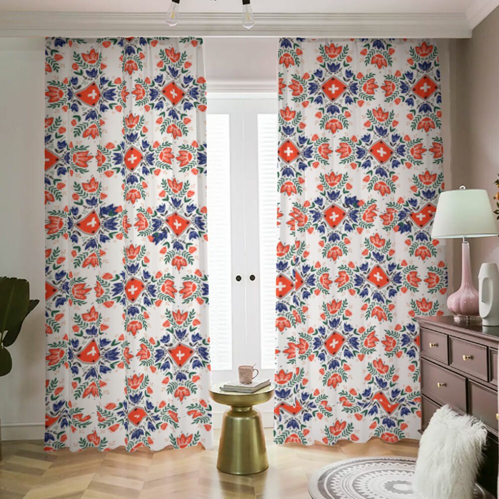 Swiss Air Flight Attendant Curtains - Cabin Crew Gifts