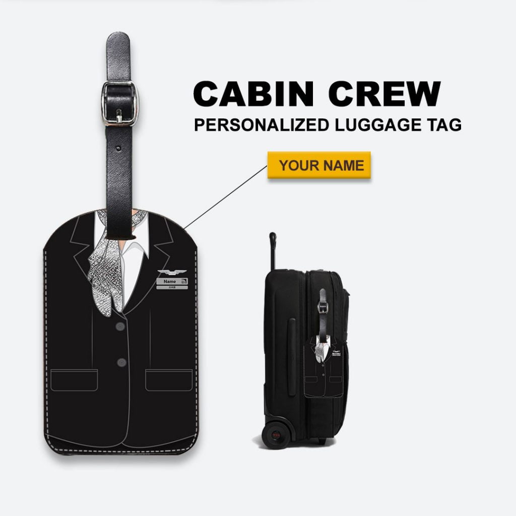 United Airlines Female Cabin Crew Luggage Tag - Cabin Crew Gift Shop
