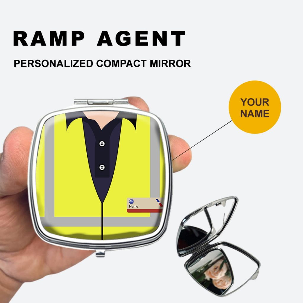 American Airlines Ramp Agent Compact Mirror - Cabin Crew Shop