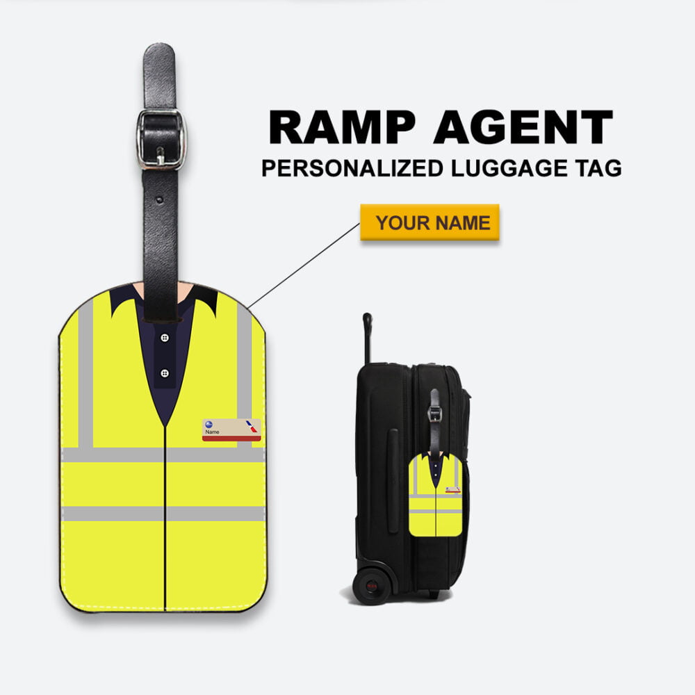 Personalized American Airlines Crew Luggage Tags