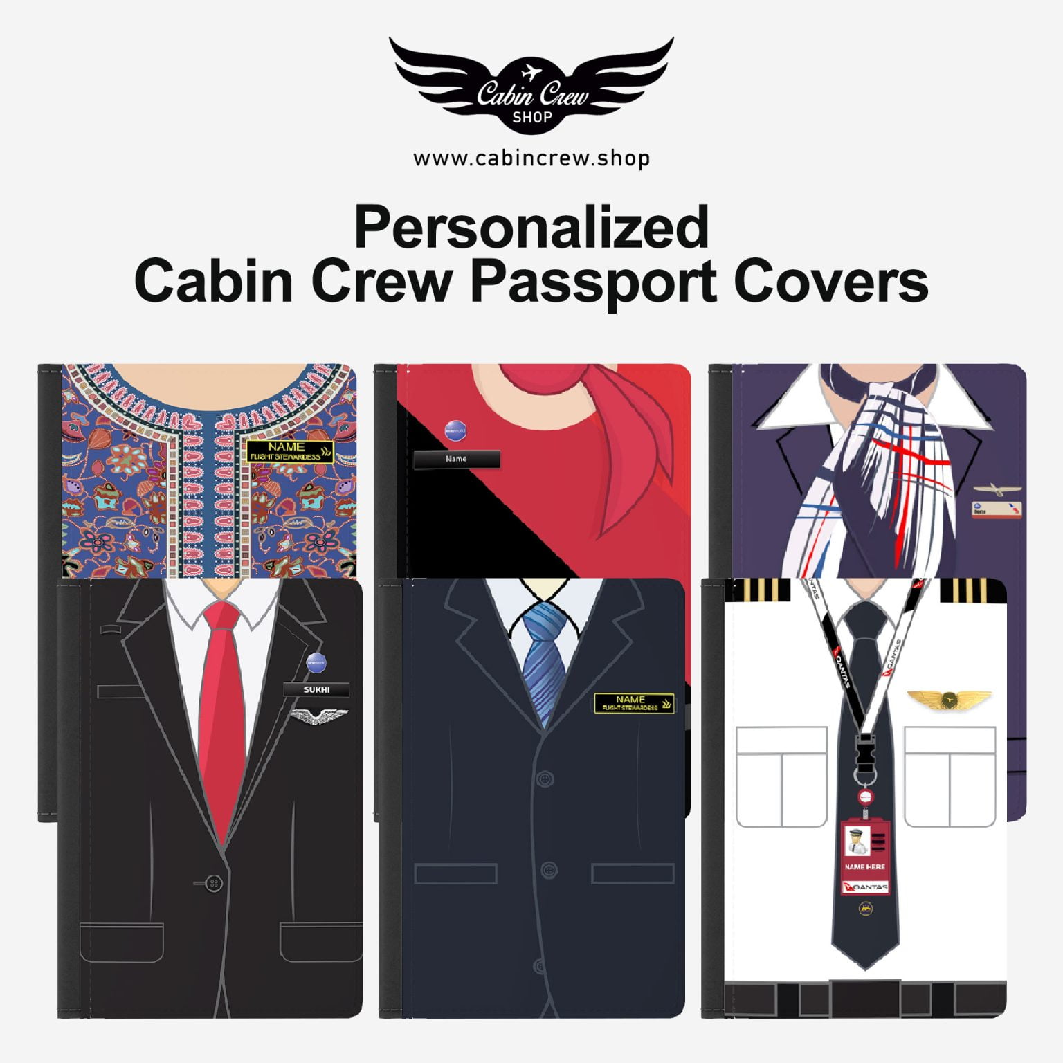 Cabin Crew Shop | Personalized Cabin Crew Gift Shop