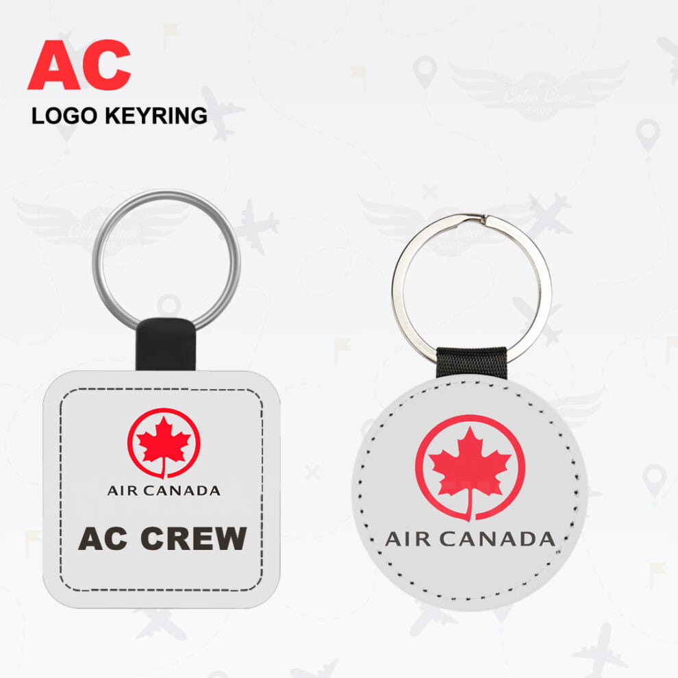 Air Canada Logo Cabin Crew Key Ring - cabin crew accessories