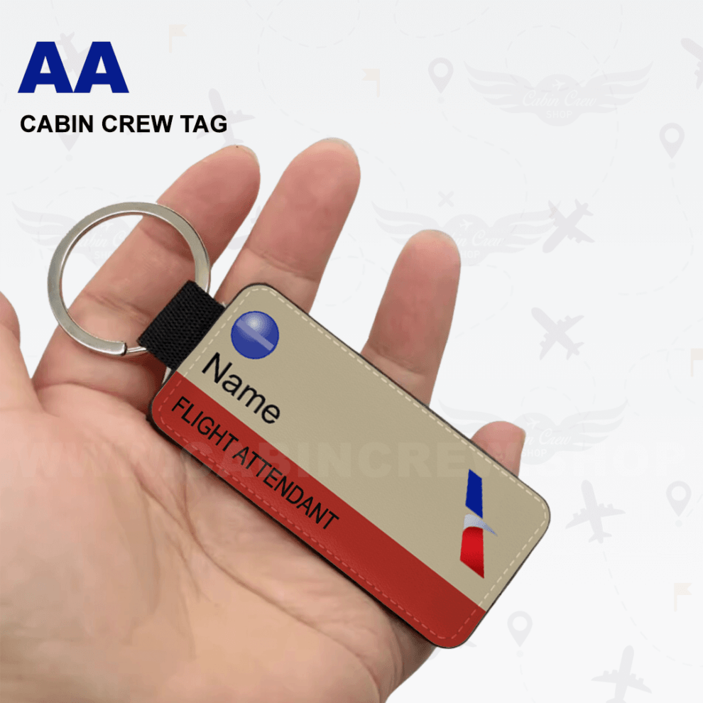 Custom Crew Name Tag Cabin Crew Name Tag | Flight Attendant Gift