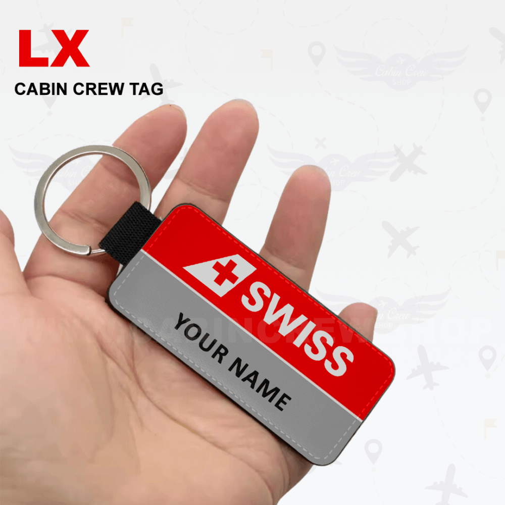 Swiss Air Cabin Crew Name Tag | Flight Attendant Gift