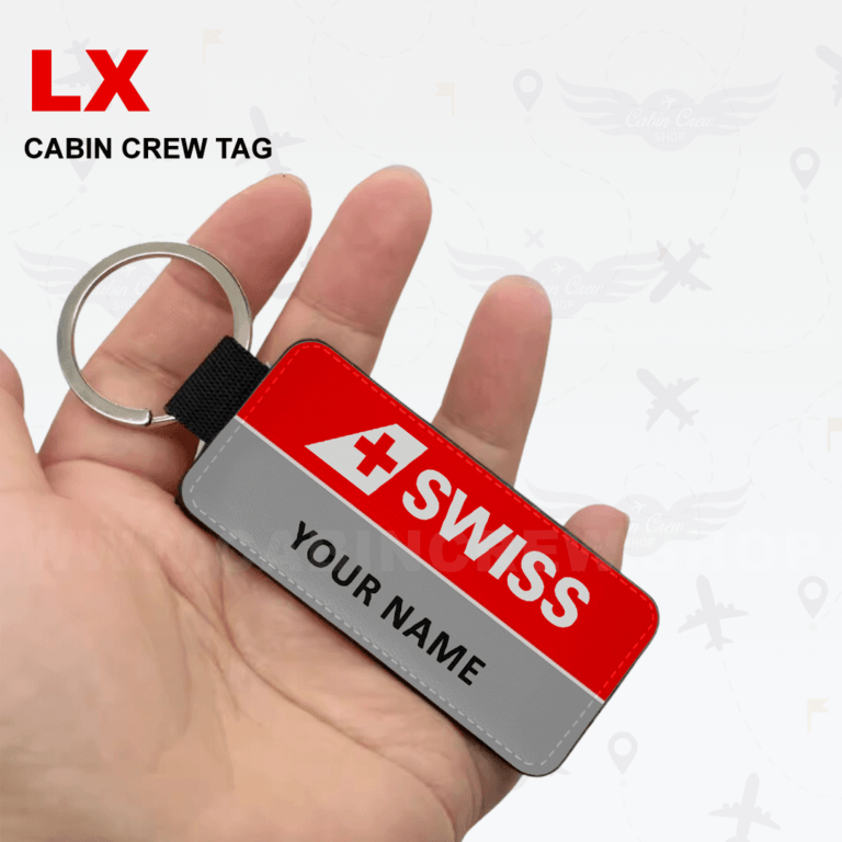 Custom Crew Name Tag Cabin Crew Name Tag | Flight Attendant Gift