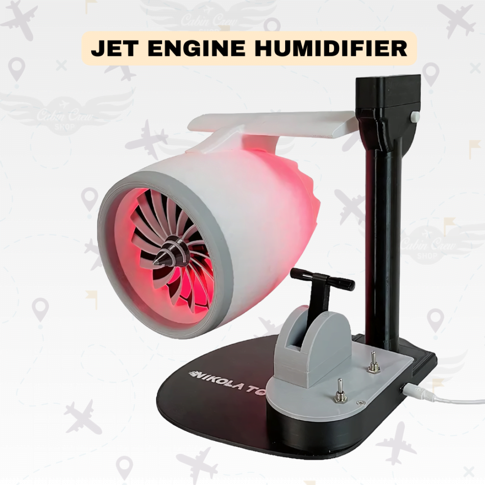 NIKOLATOY JetFan USB Turbofan Engine Model Humidifier