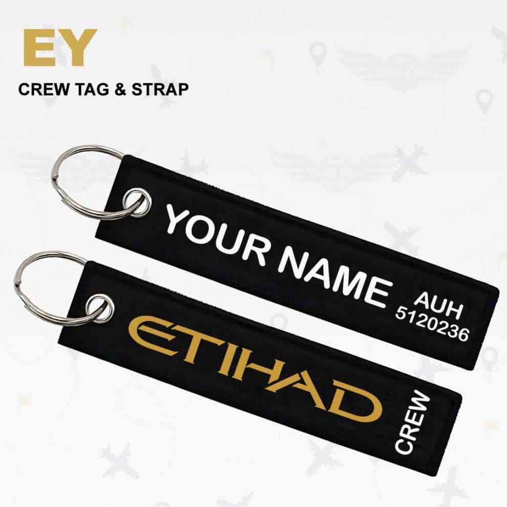 Etihad Airways Crew Tag | Personalized Crew Tag