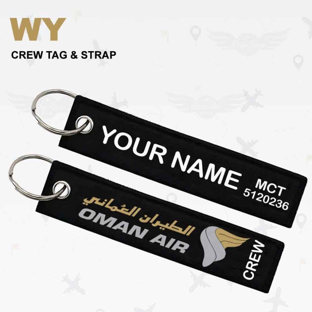 Cabin Crew Tags & Straps | Custom Airline Crew Luggage Tag