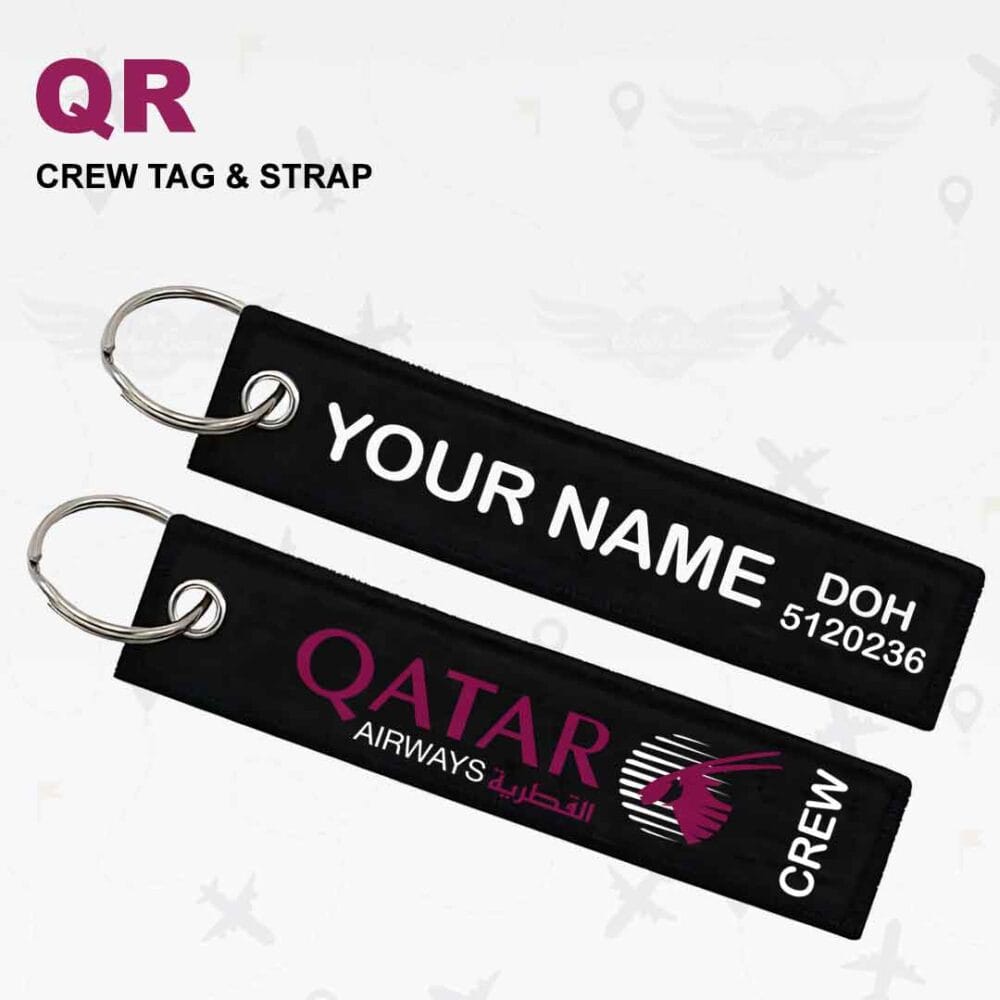 Qatar Airways Crew Tag | Personalized Crew Tag
