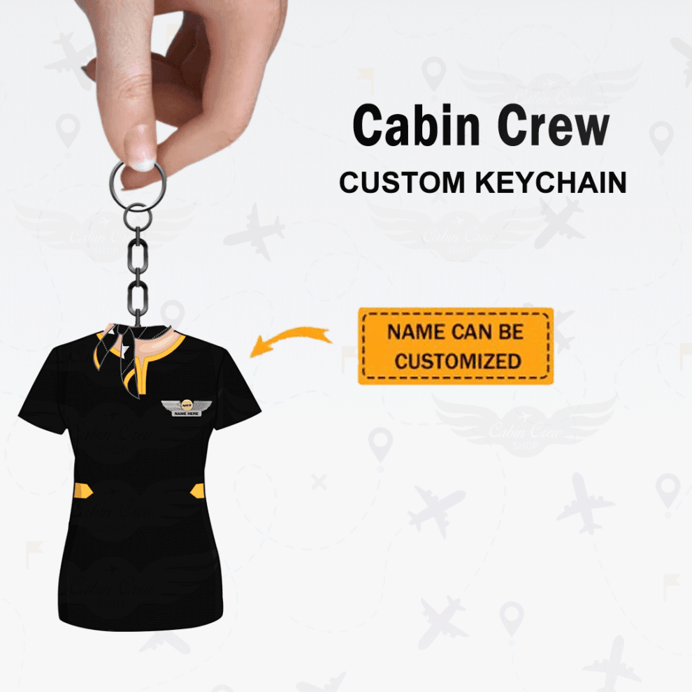 Custom Spirit Airlines Key Chain - Airline Merchandise
