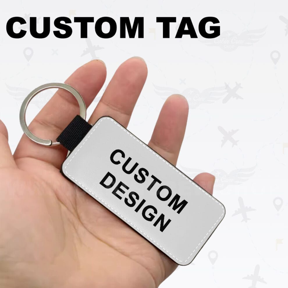 Custom Crew Name Tag Cabin Crew Name Tag | Flight Attendant Gift