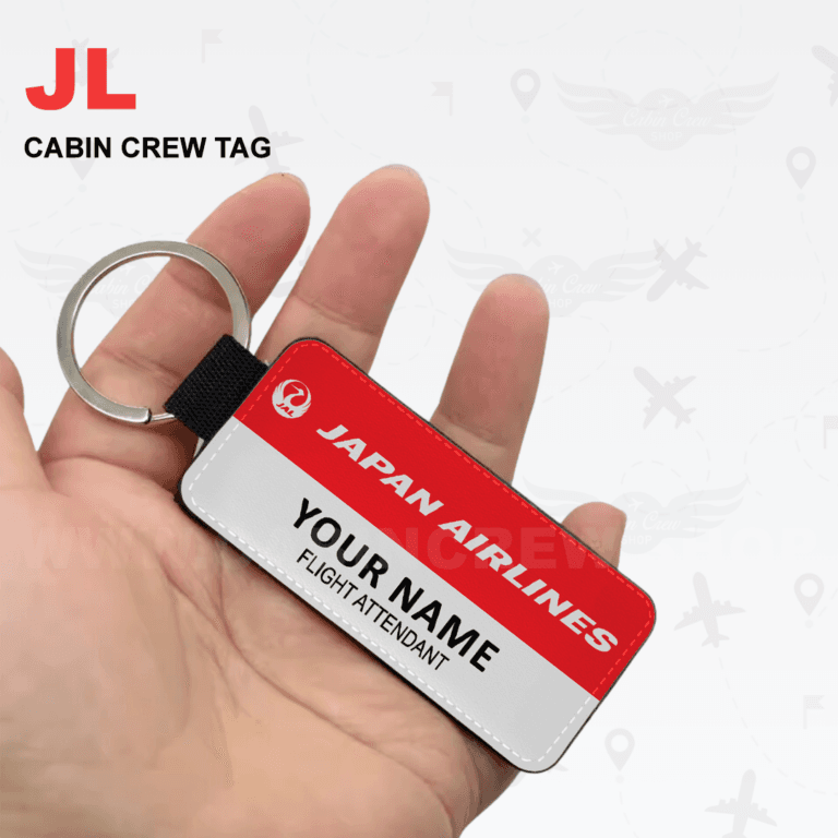 Japan Airlines Cabin Crew Name Tag | Flight Attendant Gift