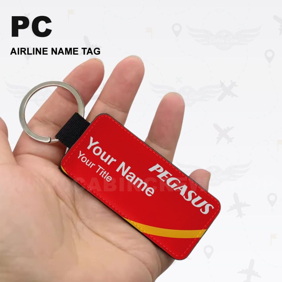 Pegasus Airlines Cabin Crew Name Tag | Flight Attendant Gift