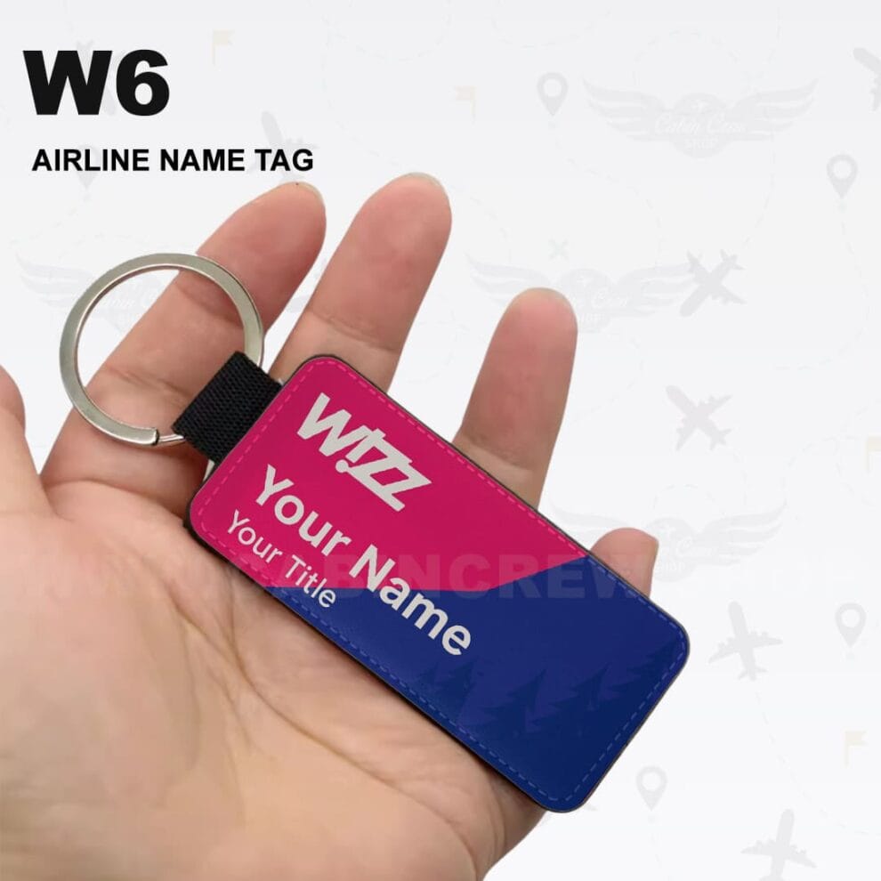 Wizz Air Cabin Crew Name Tag | Flight Attendant Gift
